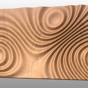 CNC 3D Model "waves 4834" - Etsy