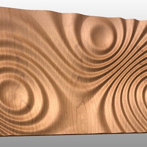 CNC 3D Model "waves 4834" - Etsy