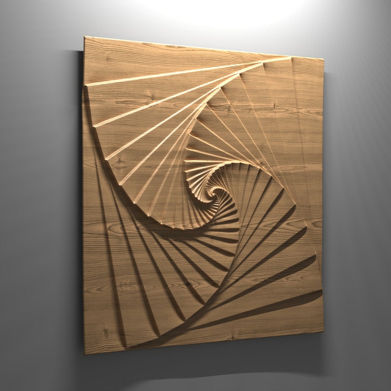 Bas-relief geometry Three 3d File for CNC - Etsy