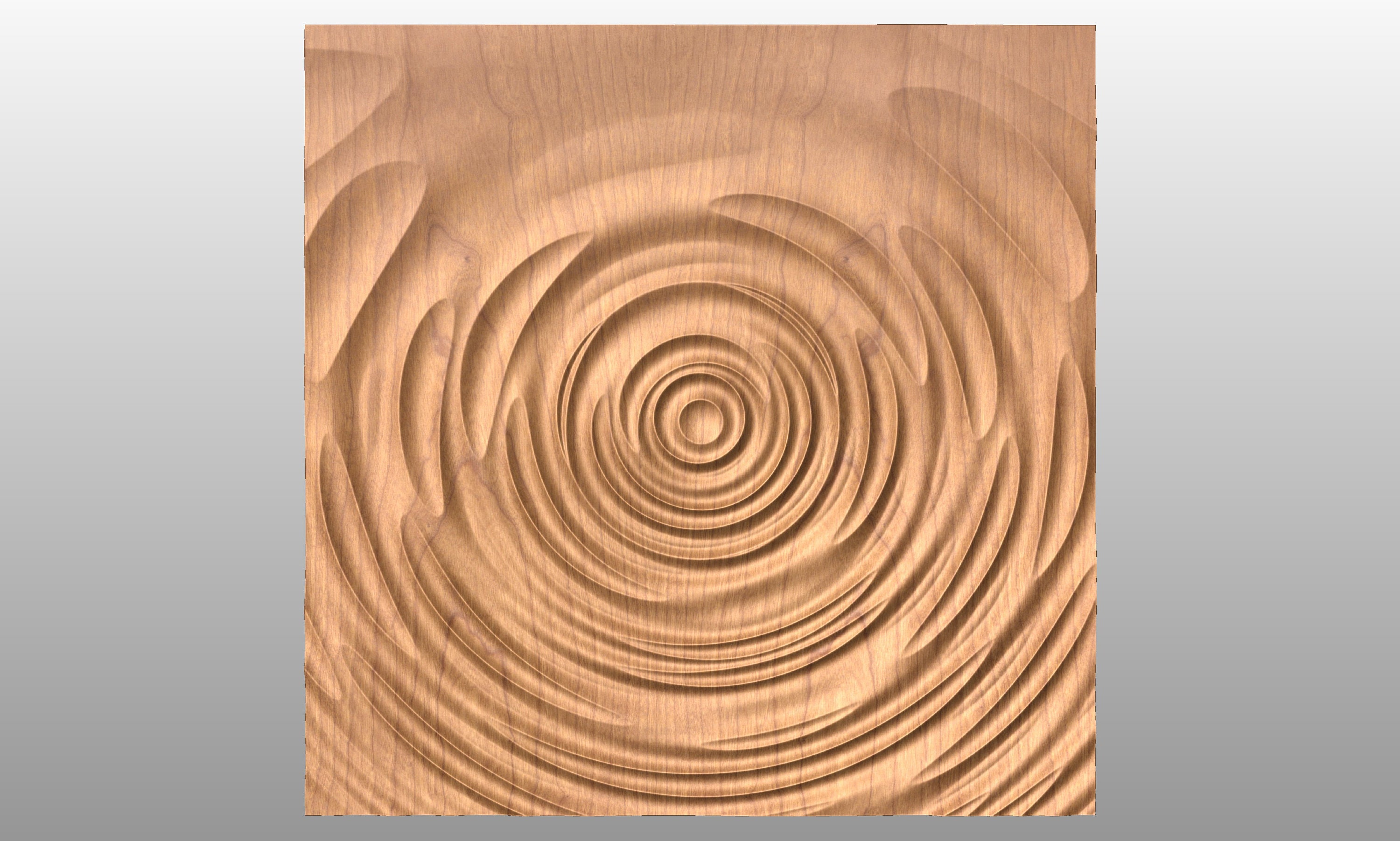 TTWave4 Wavy pattern 3D model for CNC machining with software | Etsy