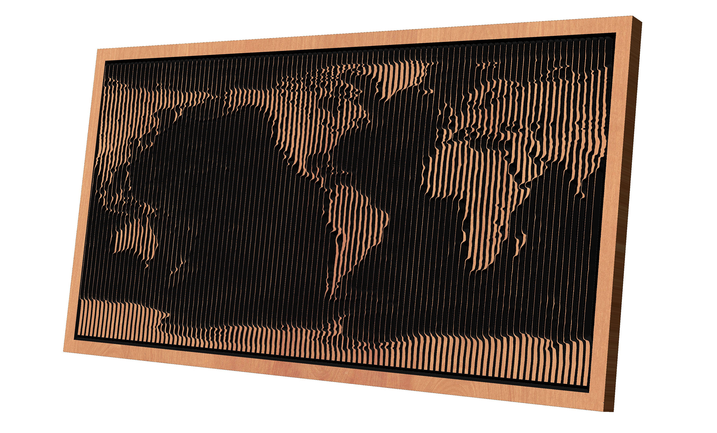 World Map CNC V-carve Vector File for Engraving - Etsy Canada