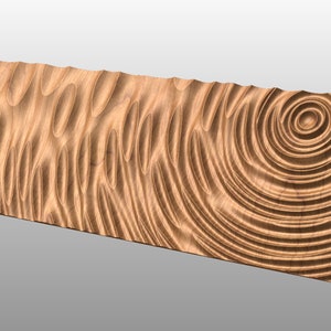 Ttwave2 Wavy Pattern 3D Model for CNC Machining With Software Vectric ...