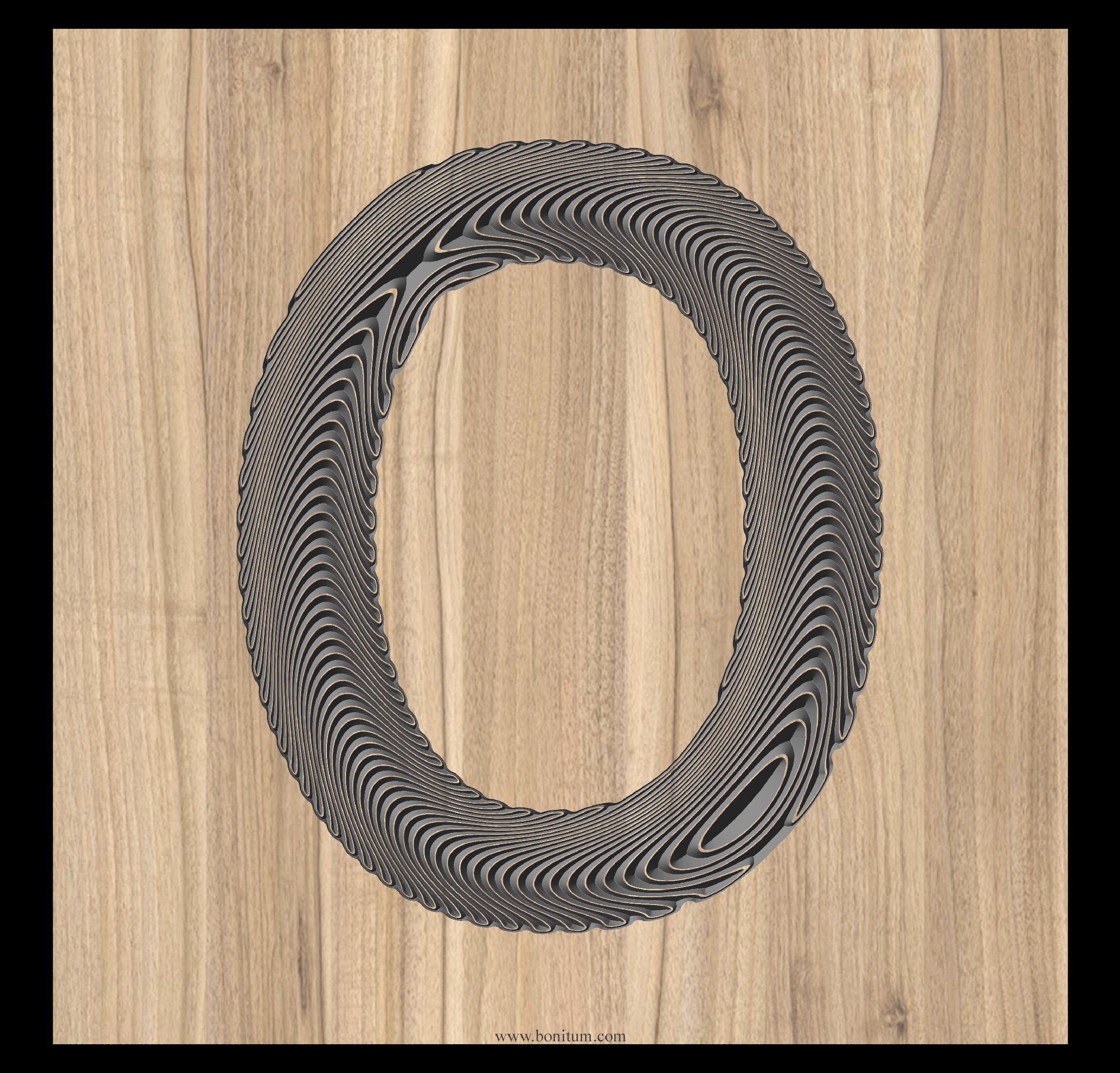 Set of 3D Floating Wave Effect Letters A-Z | Etsy