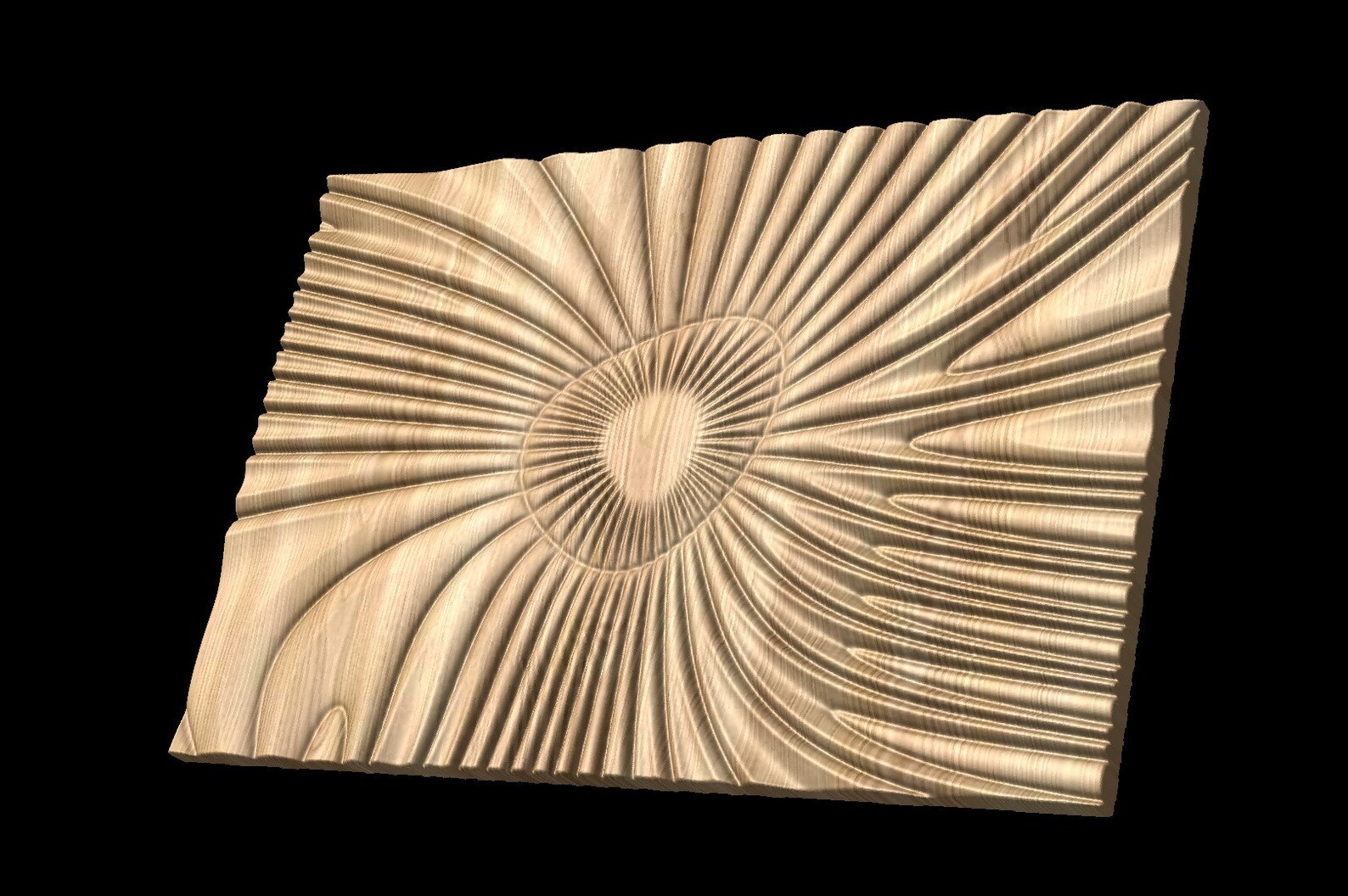 SBARTDEZ179 Wavy Pattern 3D Model for CNC Machining With - Etsy