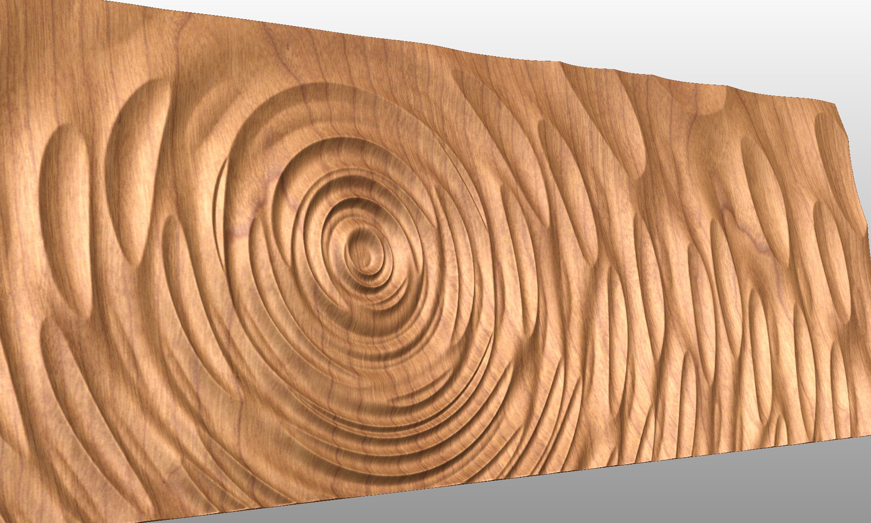 Ttwave3 Wavy Pattern 3D Model for CNC Machining With Software - Etsy