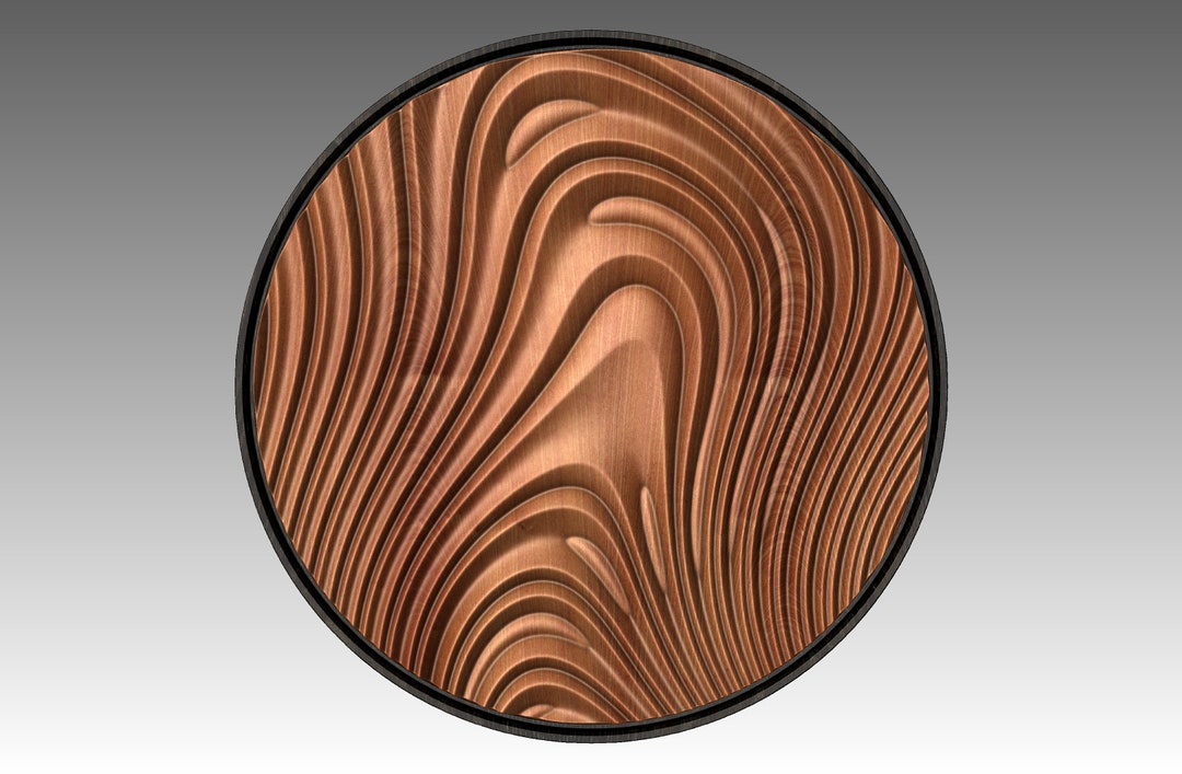 Round Wall Art Table Top 3D Relief "cj 162" - Etsy