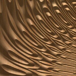 JANII42 Wavy Pattern 3D Model for CNC Machining With Software Vectric ...