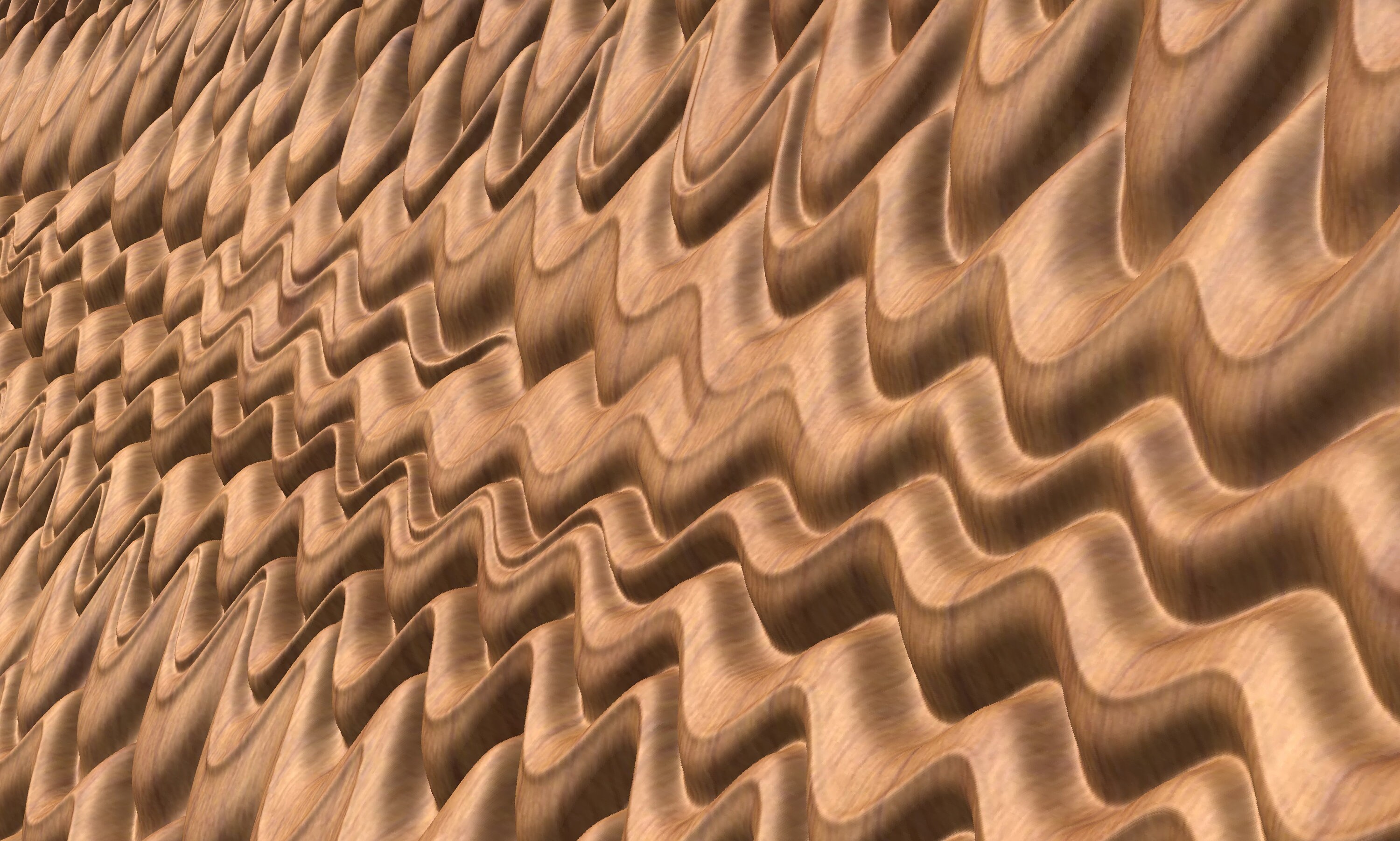 Ttwave1 Wavy Pattern 3D Model for CNC Machining With Software | Etsy