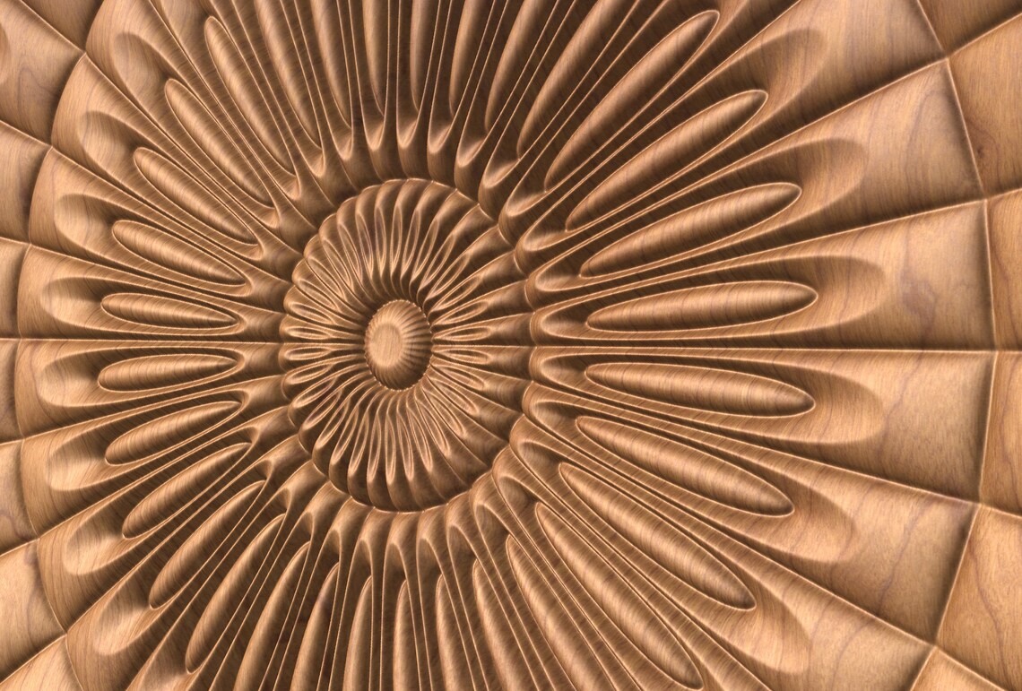 SBARTDEZ177 Wavy Pattern 3D Model for CNC Machining With Software ...