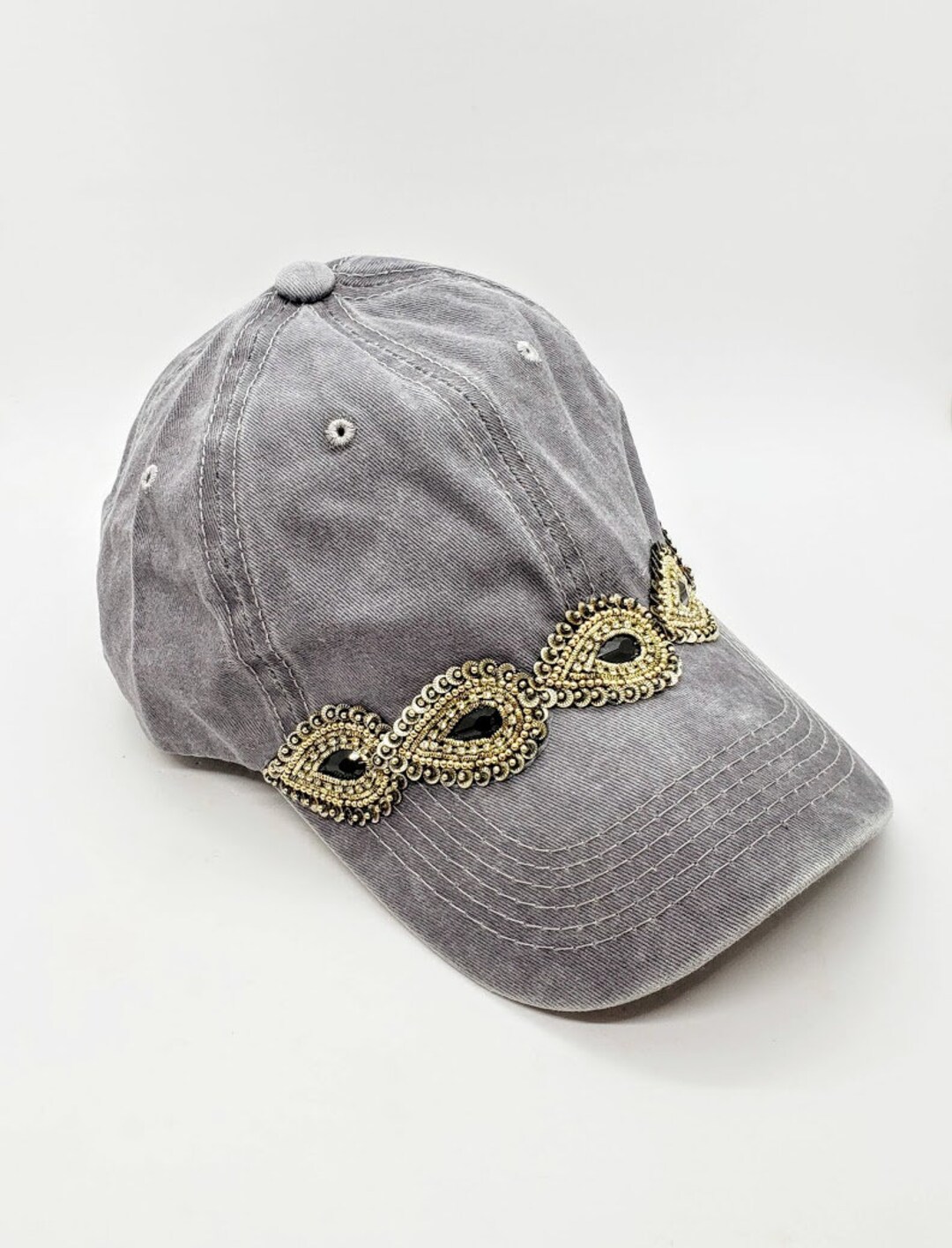 Beaded Baseball Hat; High Ponytail Baseball Hat; Ponytail Hat; Gifts ...