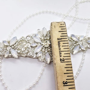 Opal Wedding Dress Straps; Art Deco Wedding Dress Straps; Wedding Dress ...