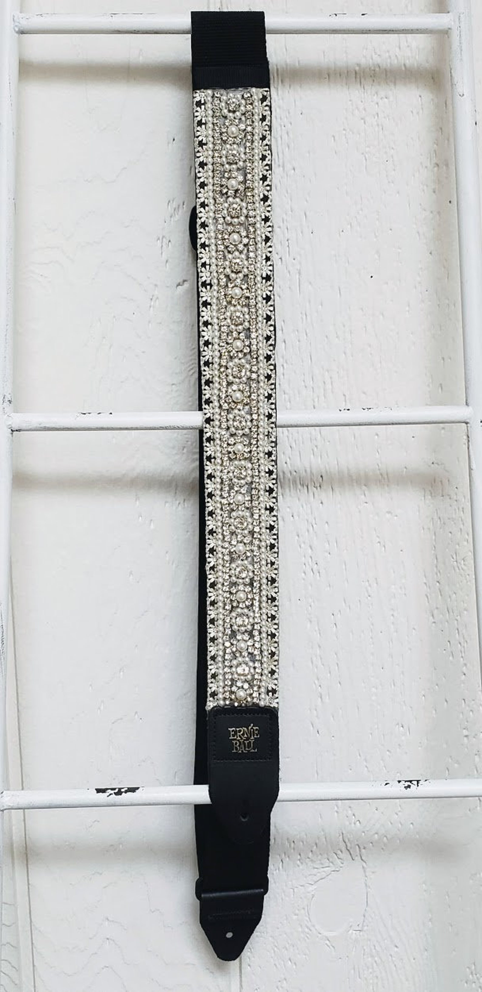 Rhinestone Beaded Guitar Strap Bling Guitar Strap Unique - Etsy