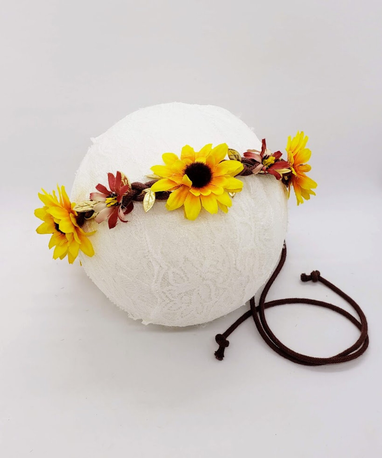 Sunflower Festival Crown Sunflower and Wildflower Headband | Etsy