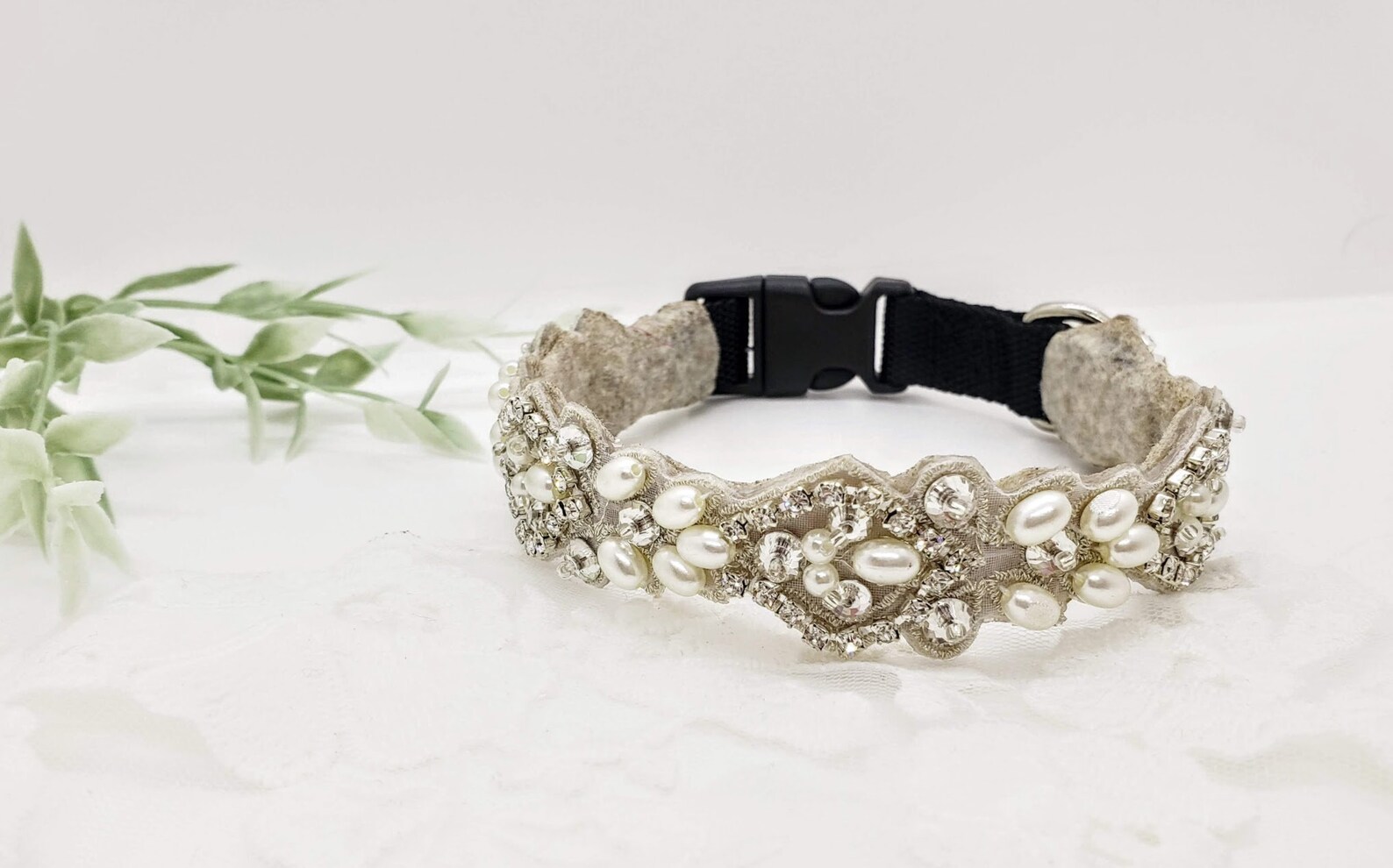 Bridal Dog Collar Wedding Dog Collars Art Deco Dog Collar - Etsy