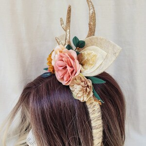 Fawn Headband; Deer Headband; Antler Headband; Deer Costume; Adult Deer ...