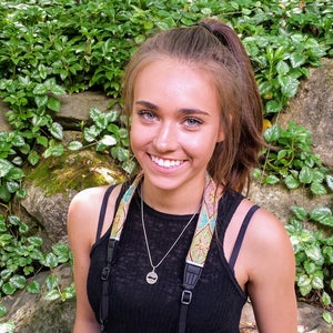 Pastel Beaded Camera Strap Cushioned Camera Neck Strap Unique Camera ...