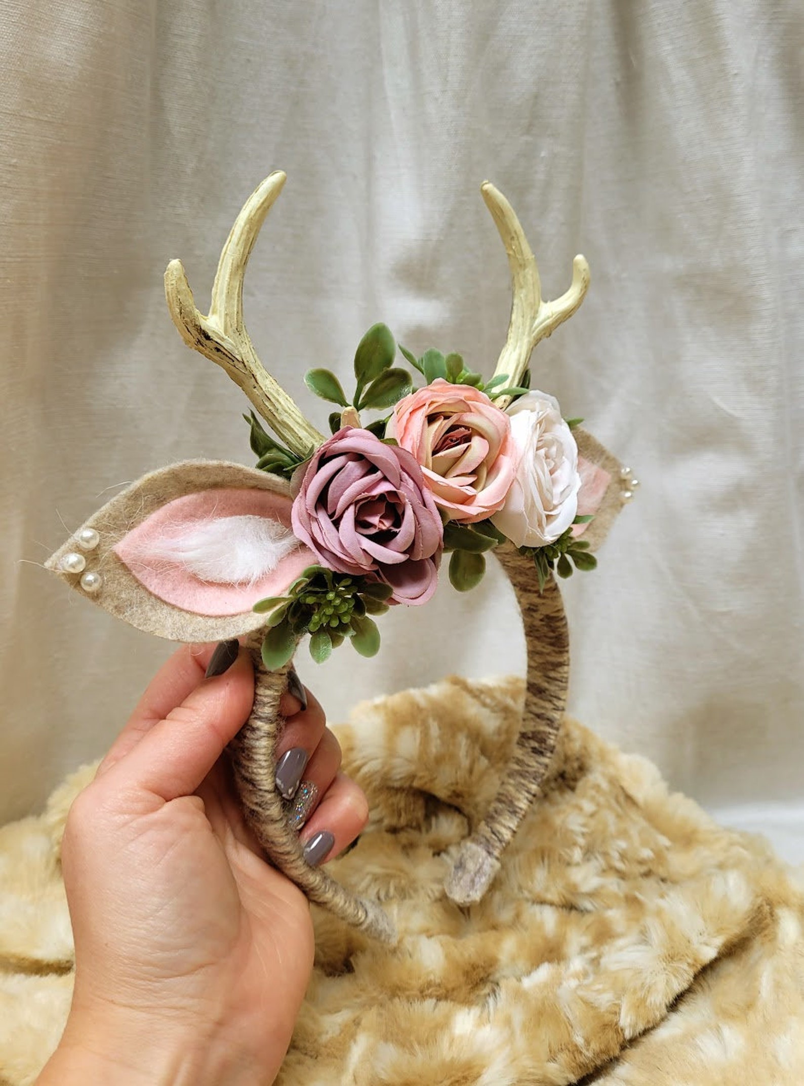 Cute Deer Headband Fawn Headband Deer Headband for - Etsy