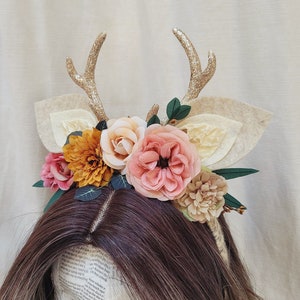 Fawn Headband; Deer Headband; Antler Headband; Deer Costume; Adult Deer ...