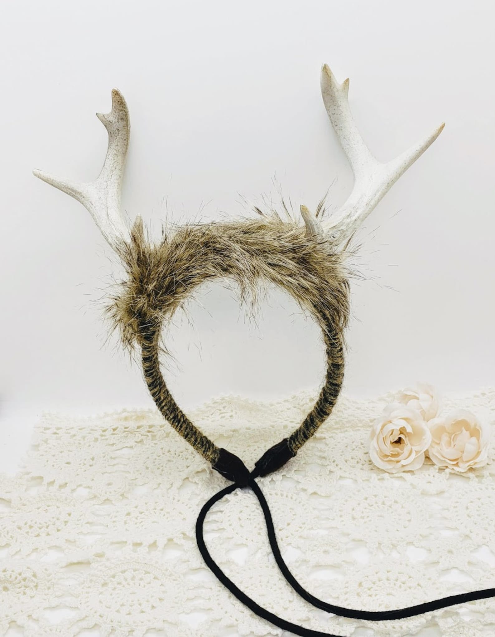 Realistic Deer Headband Antler Headband Forest Creature | Etsy