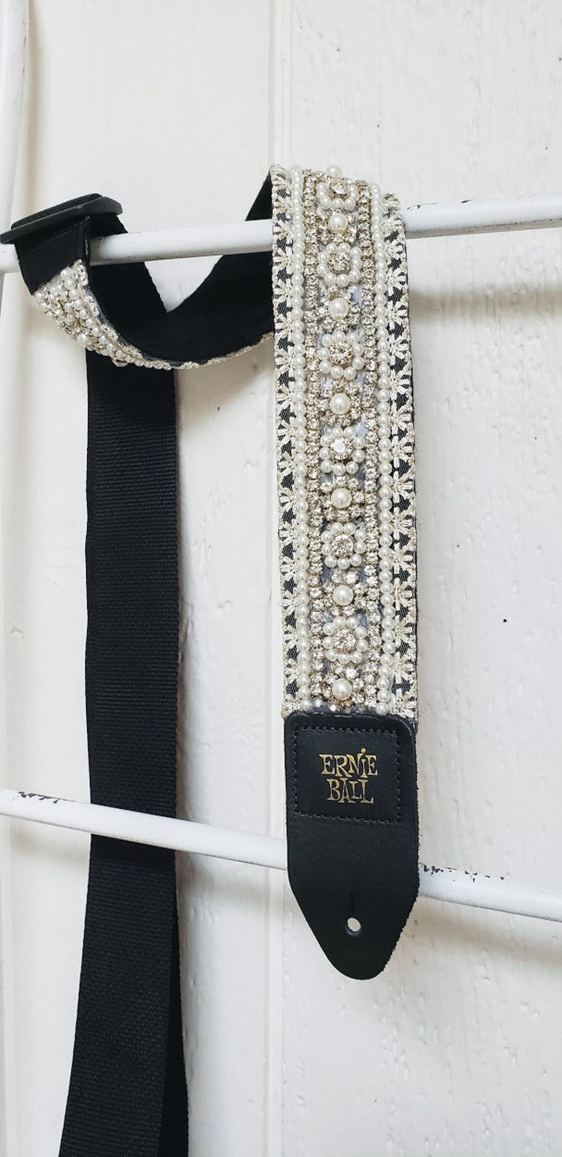 Rhinestone Beaded Guitar Strap Bling Guitar Strap Unique - Etsy