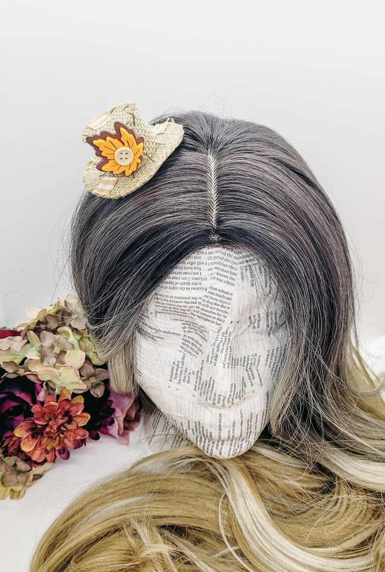 Scarecrow Fascinator Scarecrow Clip Teacher Gift Fall Hair - Etsy