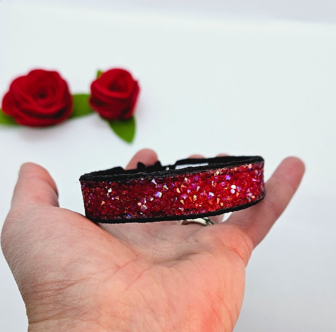 Ruby Red Cat Collar; Valentine's Day Cat Collar; Breakaway Collar ...