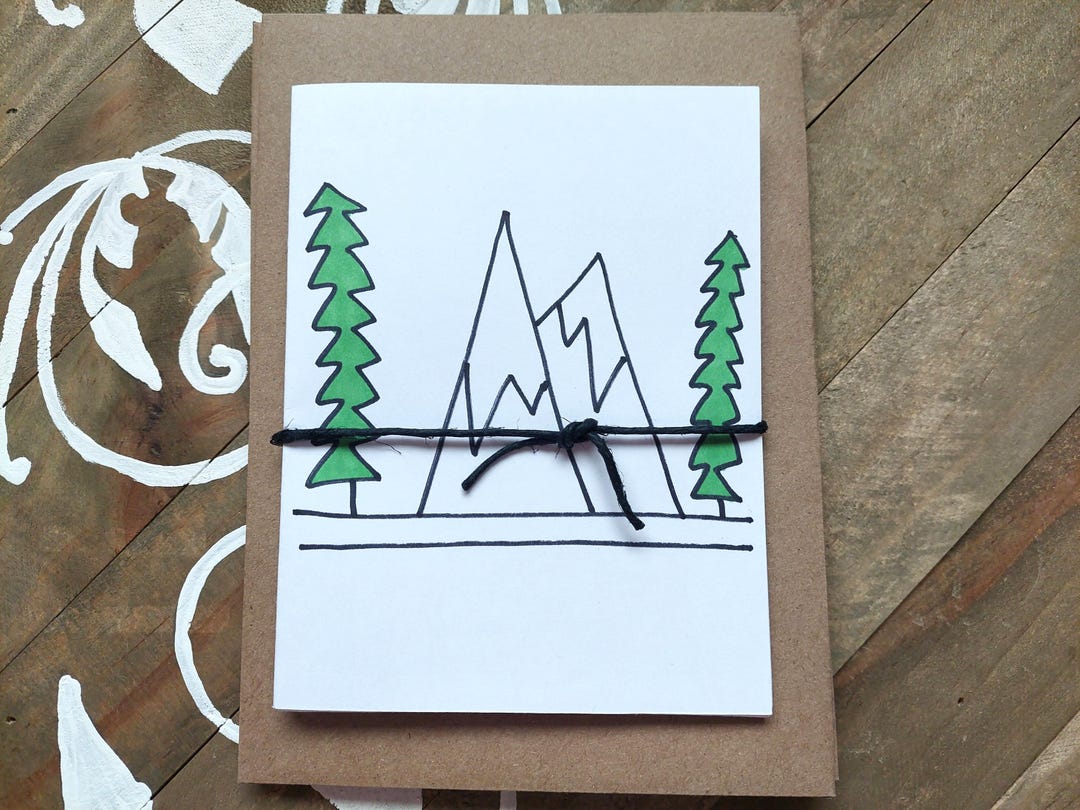 Handmade Greeting Cards - 5 Pack - Etsy