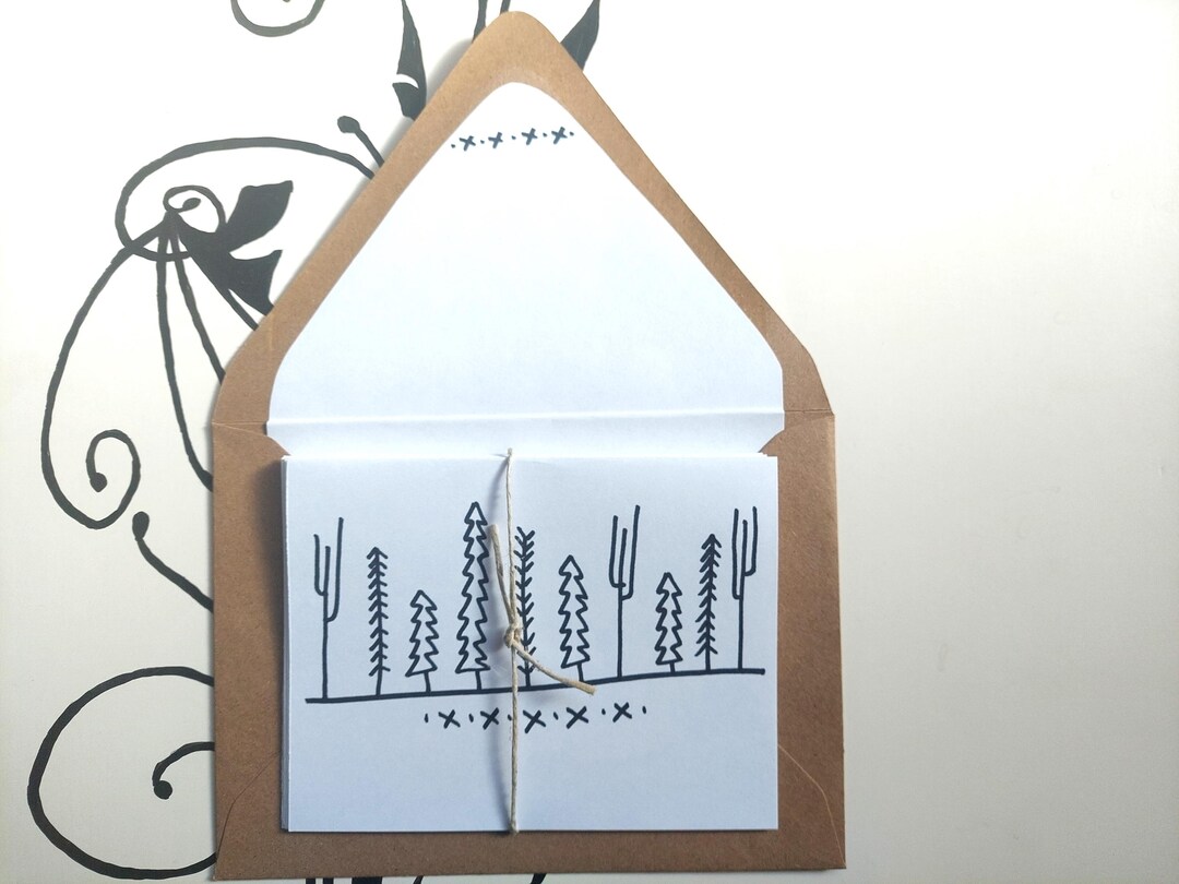 Handmade Greeting Cards - 5 Pack - Etsy