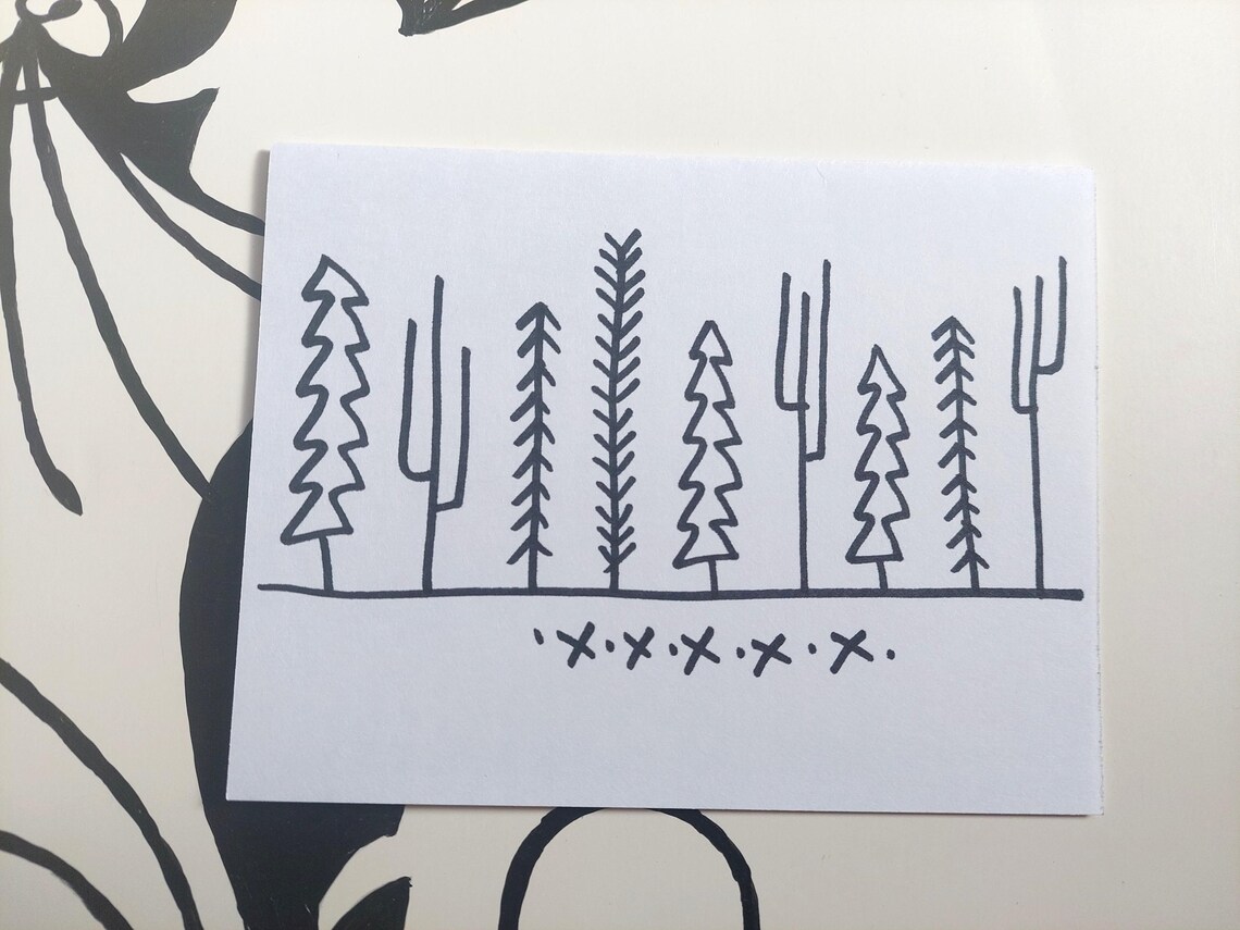 Handmade Greeting Cards - 5 Pack - Etsy