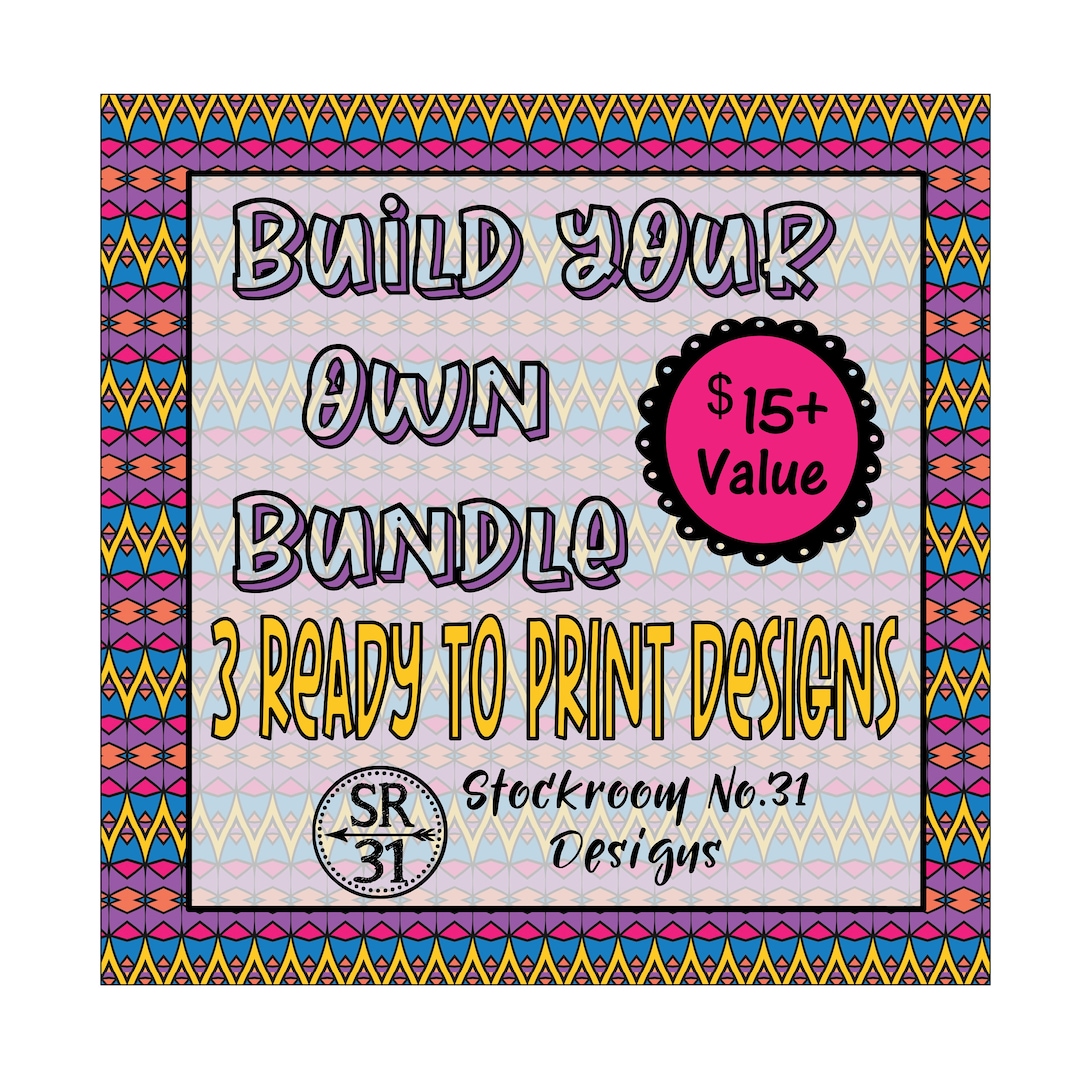 Build Your Own Bundle - Sublimation Bundle Designs Download - PNG ...