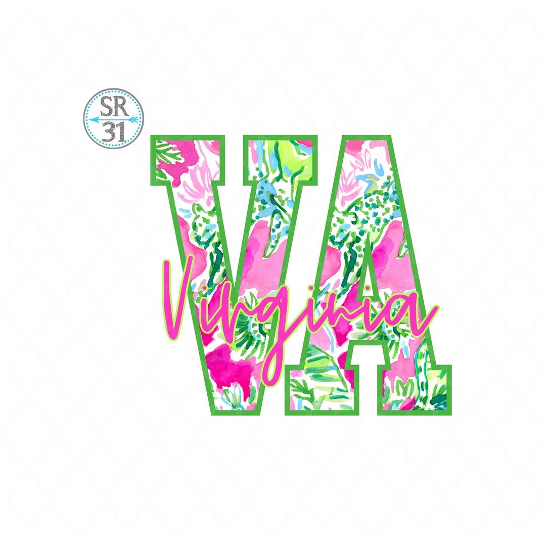 Virginia PNG - Virginia Sublimation Designs Download - Preppy Digital ...