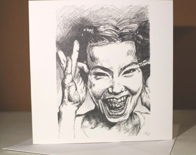 Funny Birthday Card Snarky, Pop Culture, Bjork, Rock, Fashion, Weird ...
