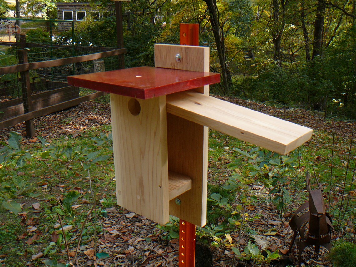 Raw Cedar Eastern Bluebird / Chickadee Nesting Box / Birdhouse - Etsy