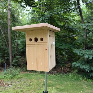 Deluxe Cedar TREE SWALLOW Nesting Box/birdhouse - Larger Interior Space ...