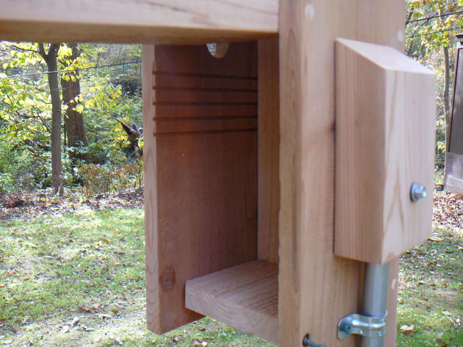 Raw Cedar Eastern Bluebird / Chickadee Nesting Box / Birdhouse - Etsy
