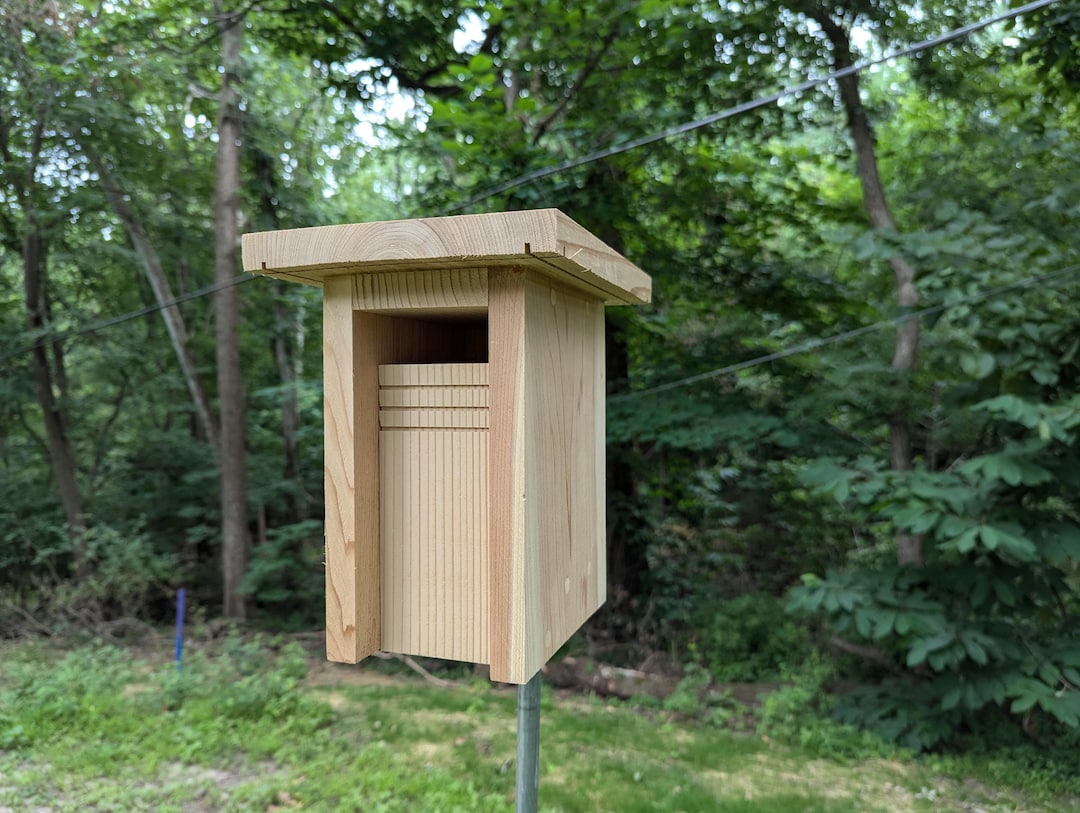 Cedar Slot Style Gilwood Bluebird Nesting Box/birdhouse - With Cleanout ...