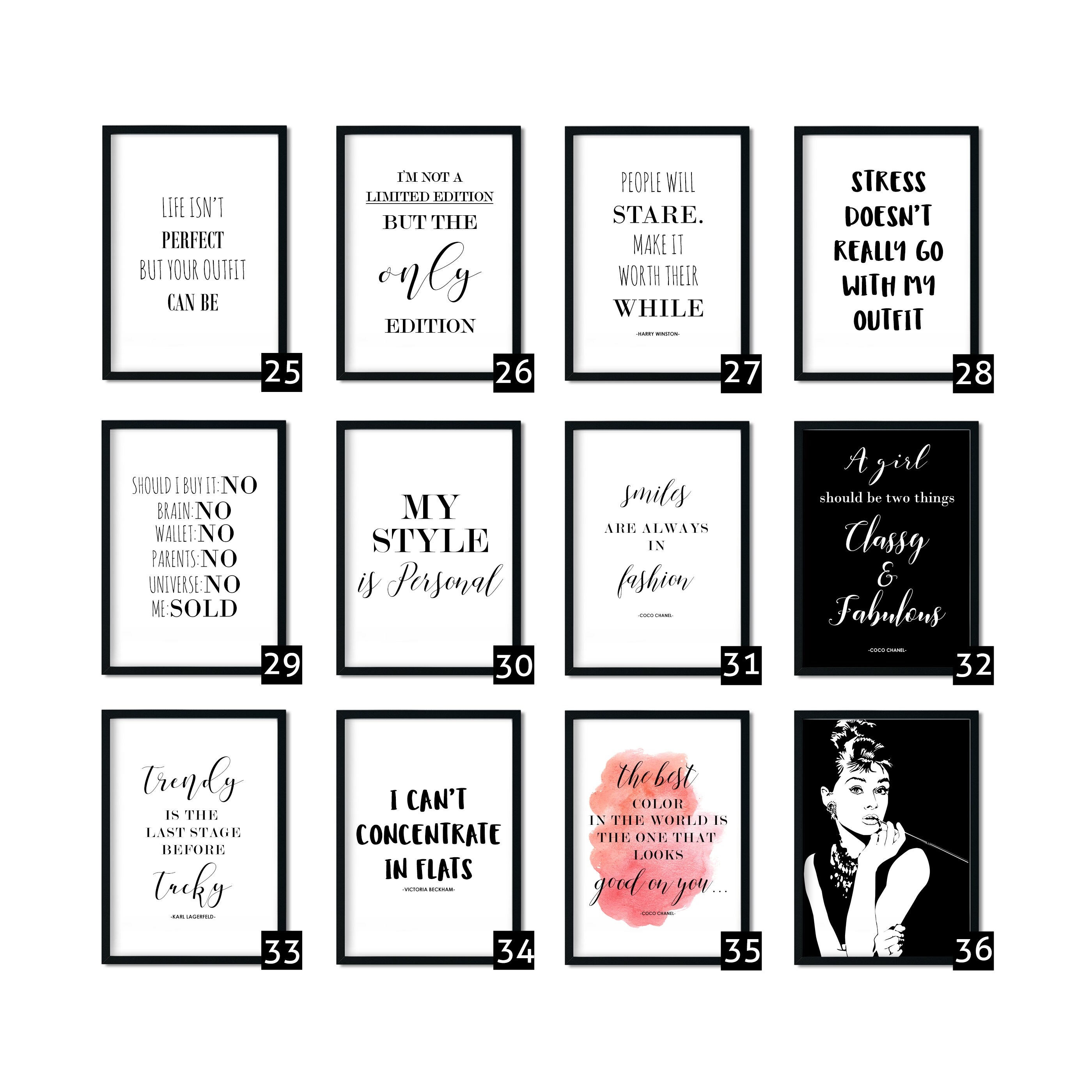 Beauty Quotes Fashion Quotes Beauty Gifts Makeup Gifts - Etsy Australia