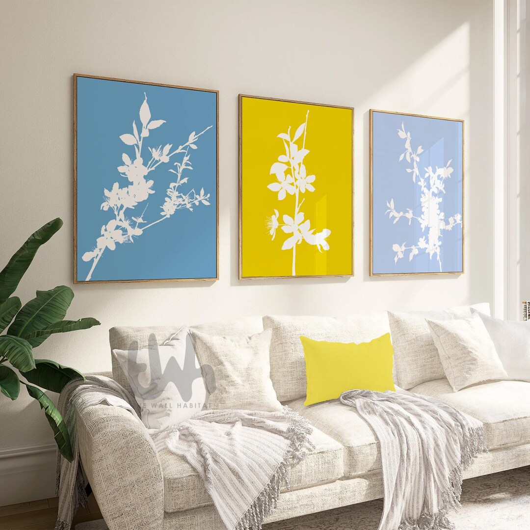 Set of 3 Spring Bedroom Wall Decor, Spring Prints, Spring Wall Art ...