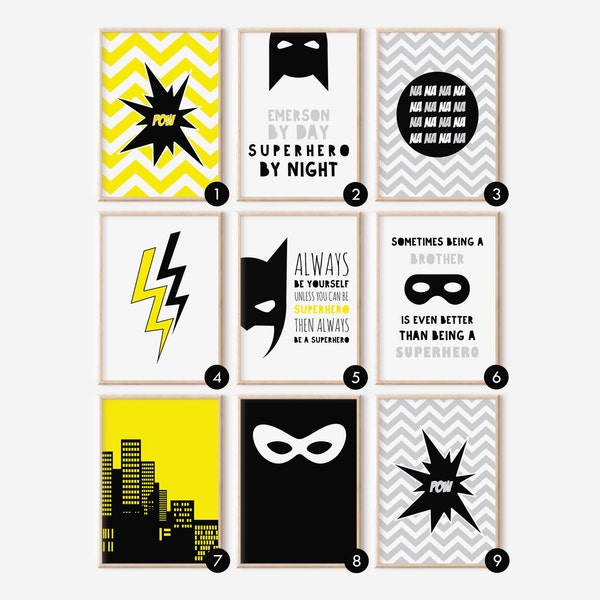 Superhero Room Decor - Etsy
