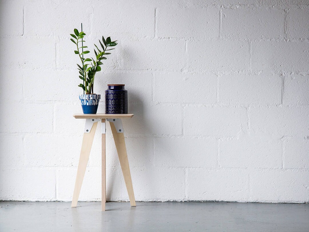 Scandi Plywood Side Table, Bedside, Plant Stand - Etsy