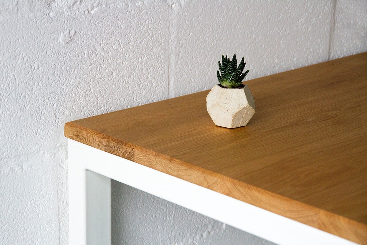 Dining Table. With Chunky Minimalist legs. Plywood Oak | Etsy