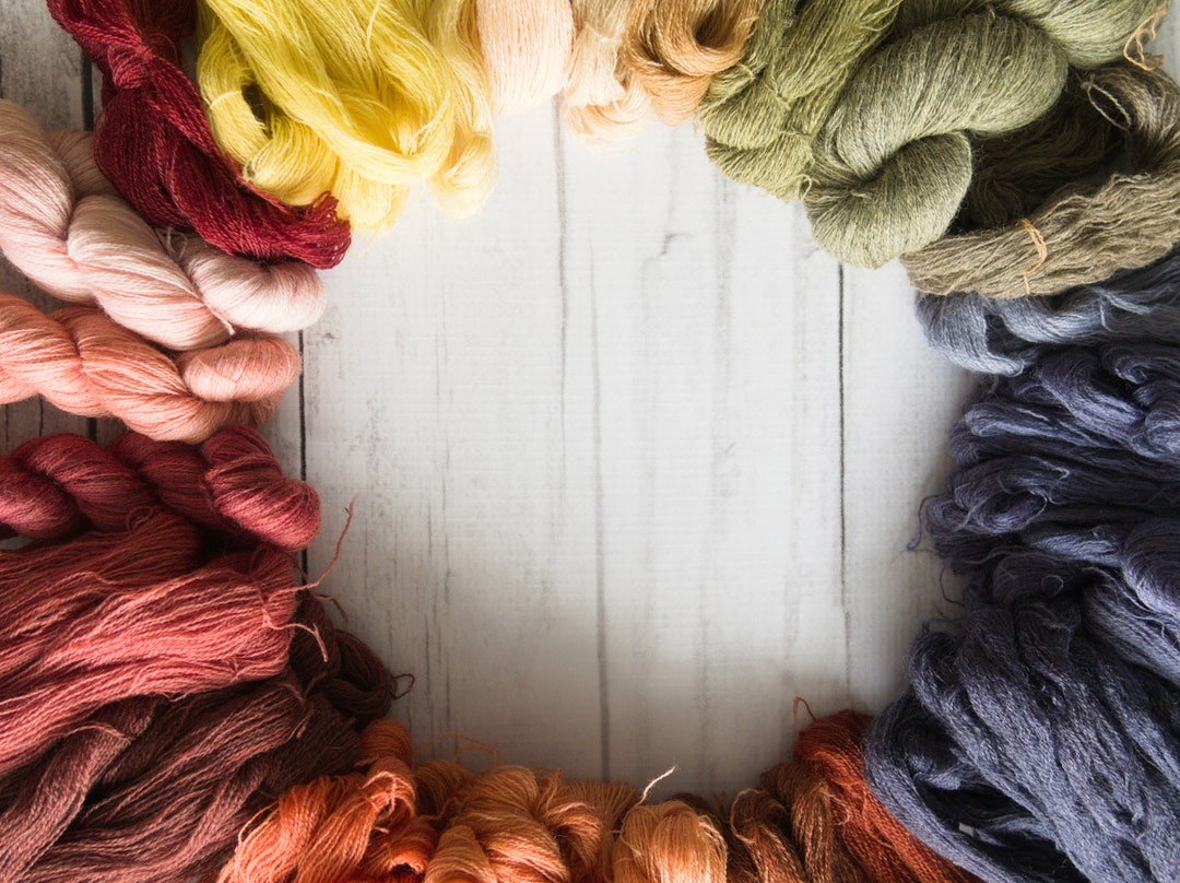Plant Dyed Wool Yarn, Cobweb Weight, 3g/50m - Etsy