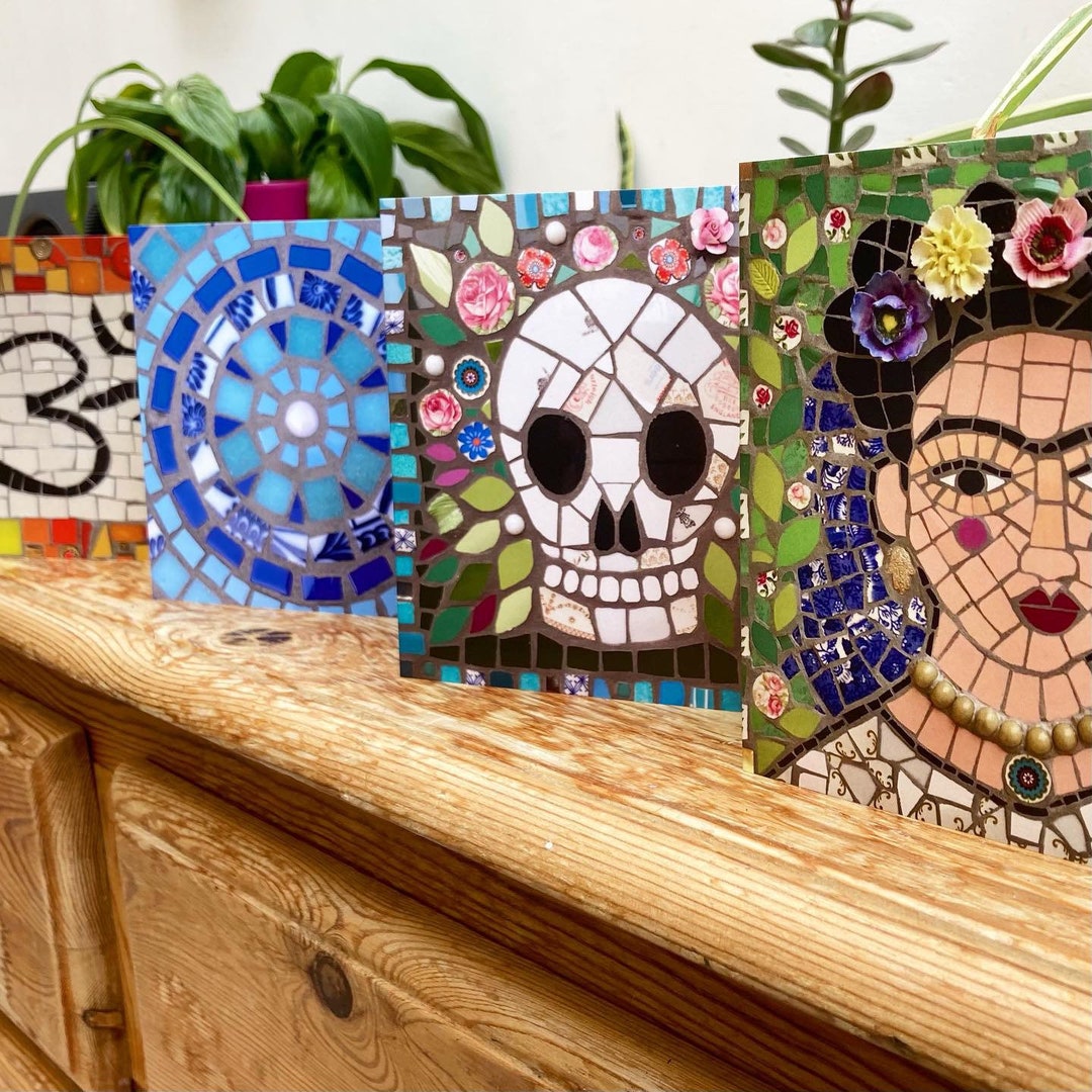 Mosaic Greetings Cards - Etsy