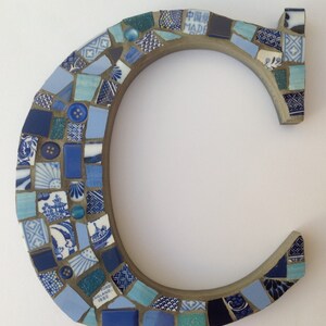 Large Mosaic Letter C - Etsy