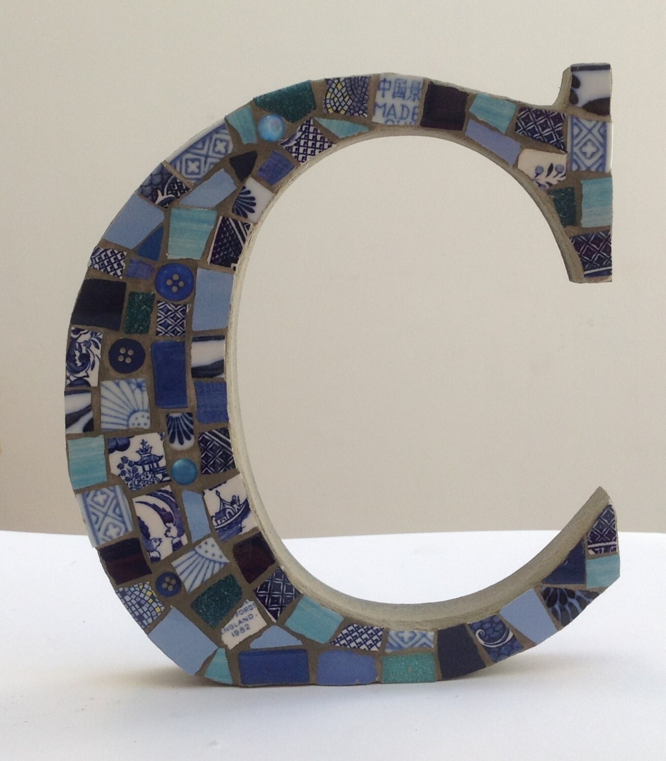 Large Mosaic Letter C - Etsy UK