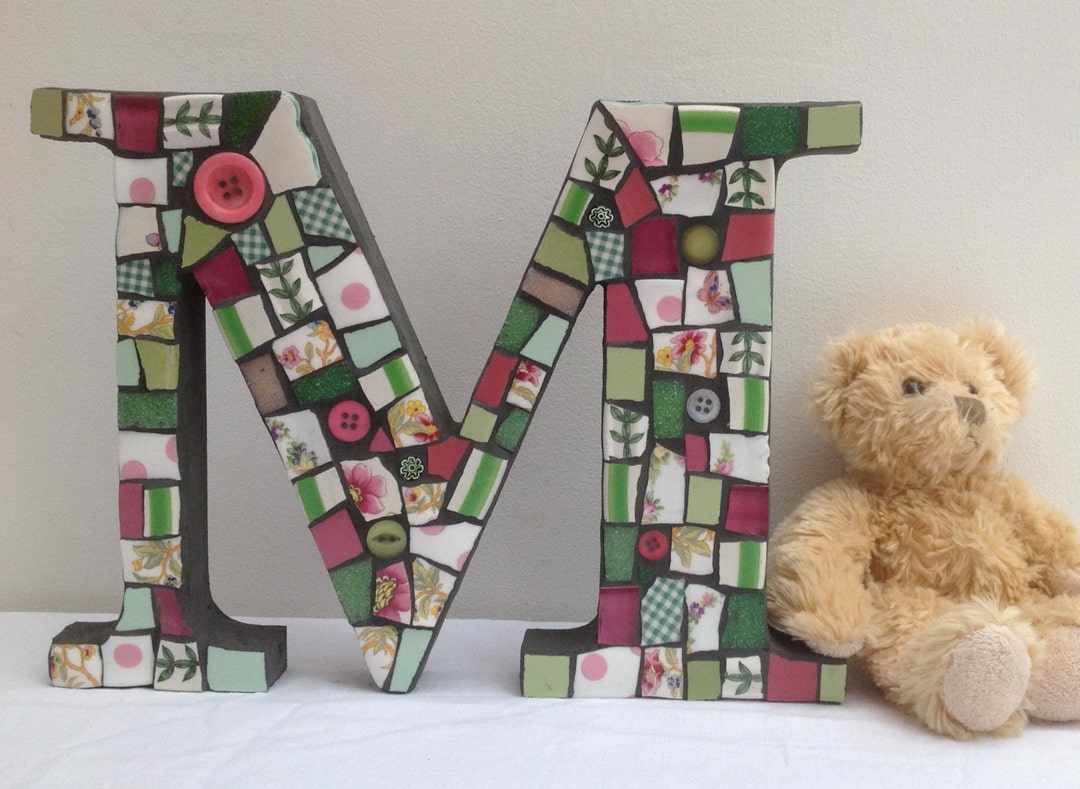 Large Mosaic Letter - Etsy