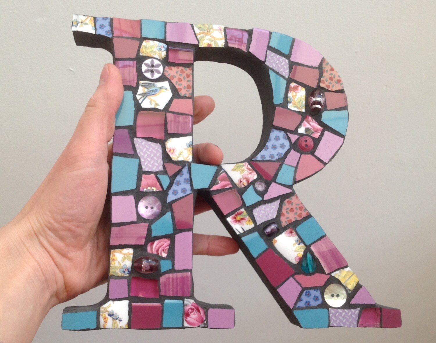 Large Mosaic Letter - Etsy
