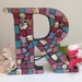Large Mosaic Letter - Etsy