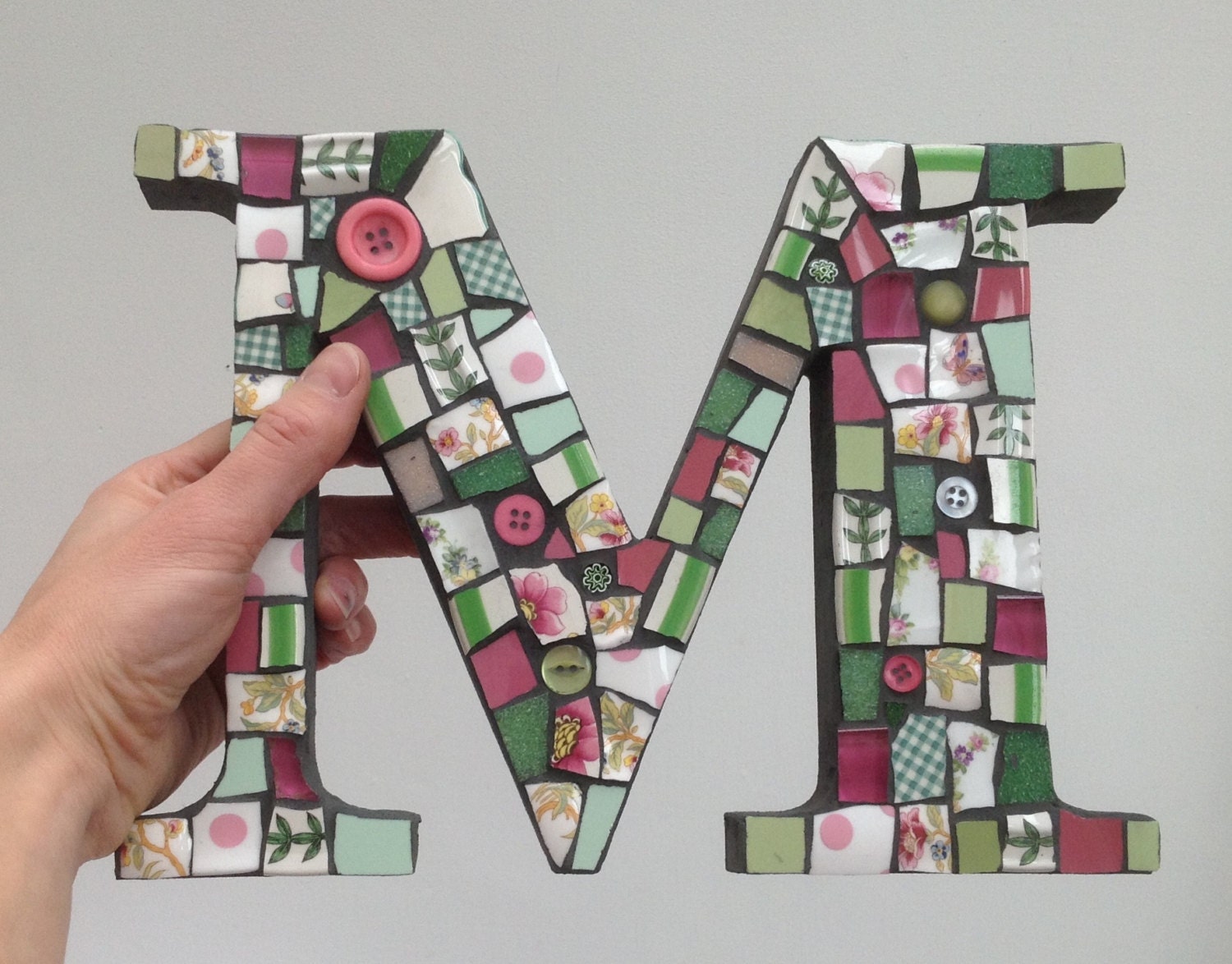 Large Mosaic Letter - Etsy