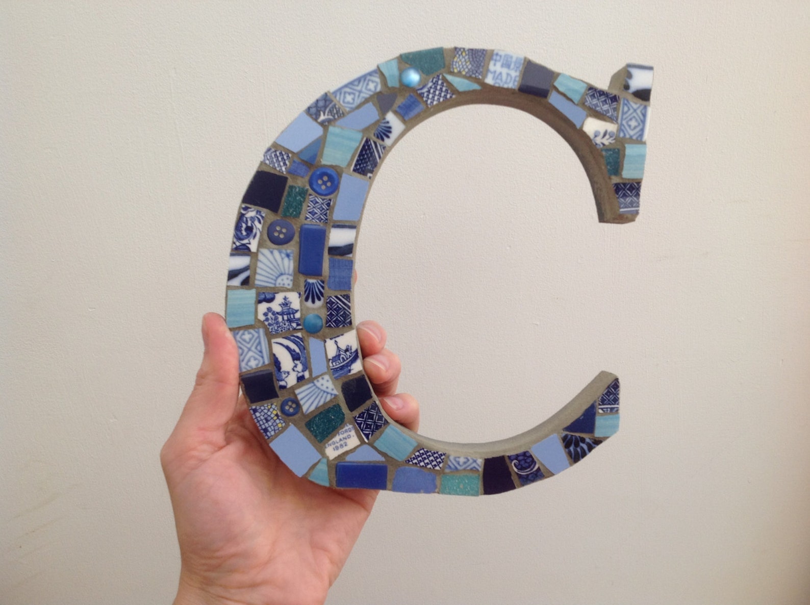 Large Mosaic Letter C - Etsy UK